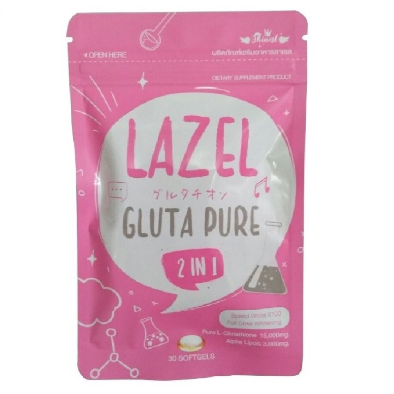 LAZEL Gluta Pure 2 in 1 (w/ QRcode) | Shopee Philippines