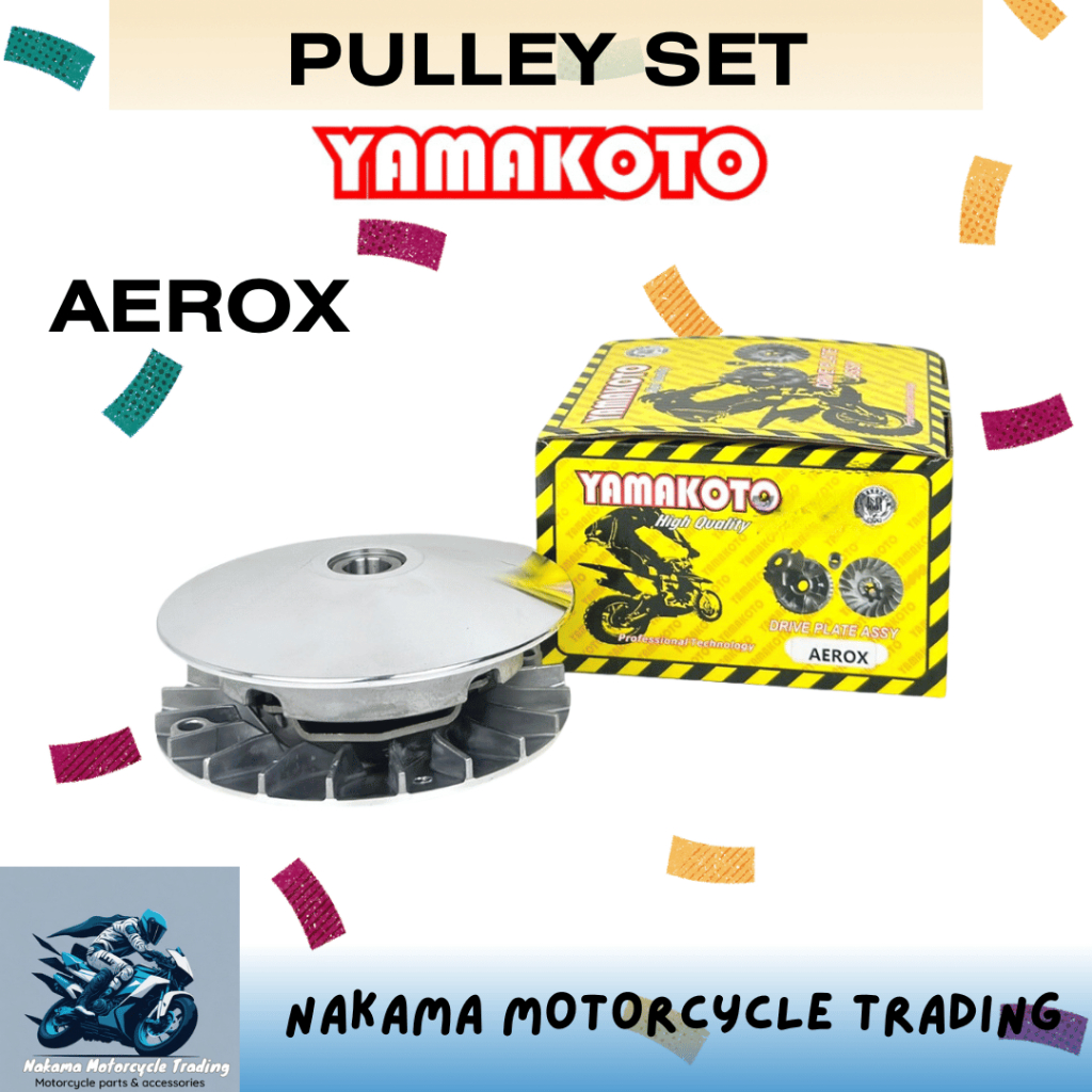 Motorcycle Pulley Set YAMAKOTO Aerox | Shopee Philippines