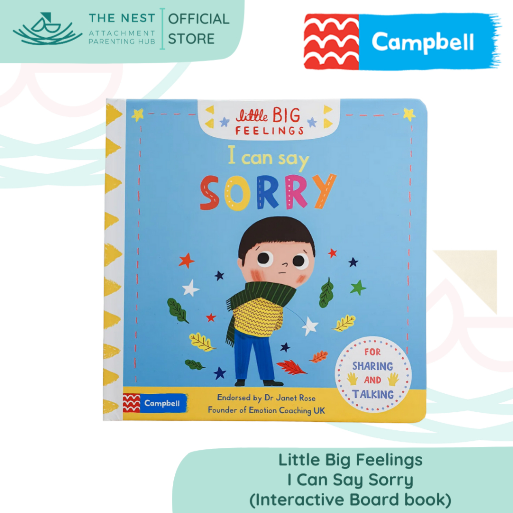 Little Big Feelings I Can Say Sorry (Interactive Board book) | Shopee ...