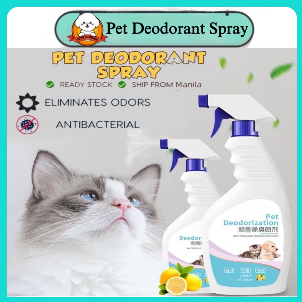 500ML Pet Deodorant Spray Biological Enzyme Spray Deodorizing for Cats ...