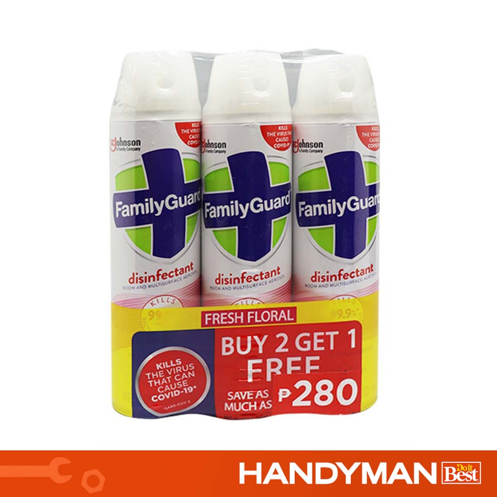 Family Guard Disinfectant Spray, 280ml - Fresh Floral | Shopee Philippines