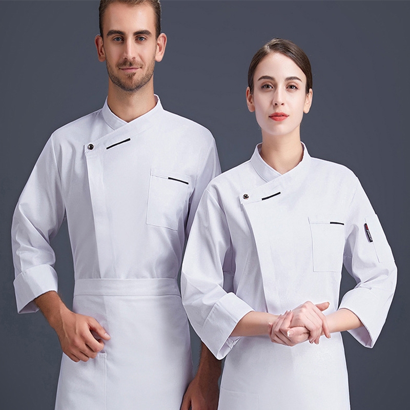 Chef Uniform for Men/Women Short Sleeve Catering Uniform Waiter Uniform ...