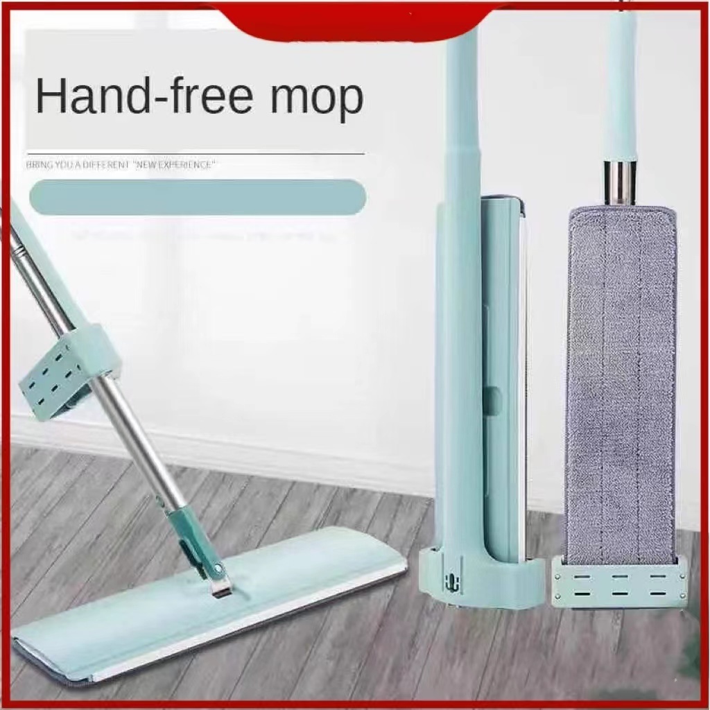 360 Rotation Flat Mop Floor Cleaning Microfiber Squeeze Mop Floor Clean Automatic Dehydration ...