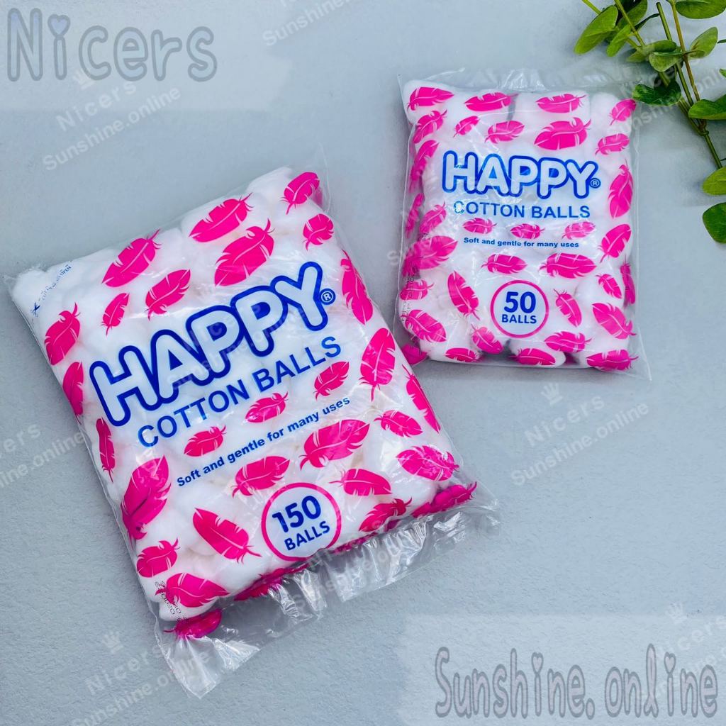 50's 150's balls Happy Cotton Balls (BULAK) | Shopee Philippines