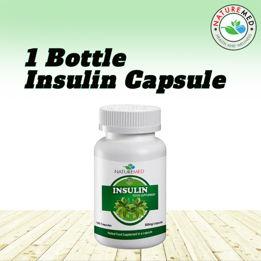 1 BOTTLE NATUREMED INSULIN FOOD SUPPLEMENT CAPSULE | Shopee Philippines