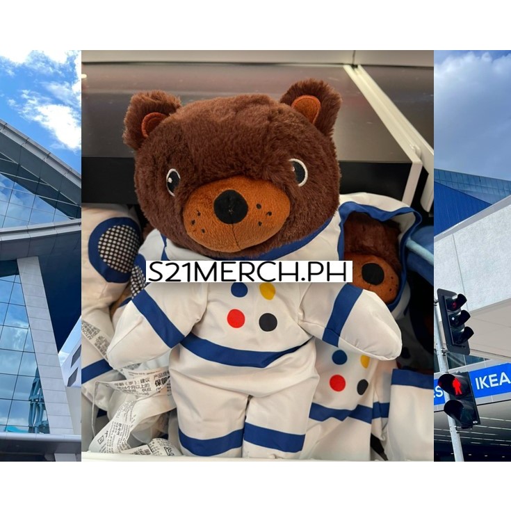 S21 IKEA Genuine AFTONSPARV Soft toy with astronaut suit, bear, 28 cm ...