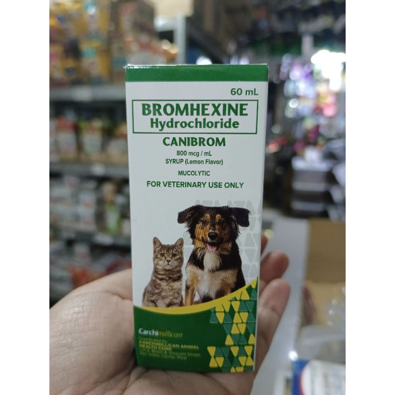 Canibron (Bromhexine) Mucolytic for Pets 60ml | Shopee Philippines