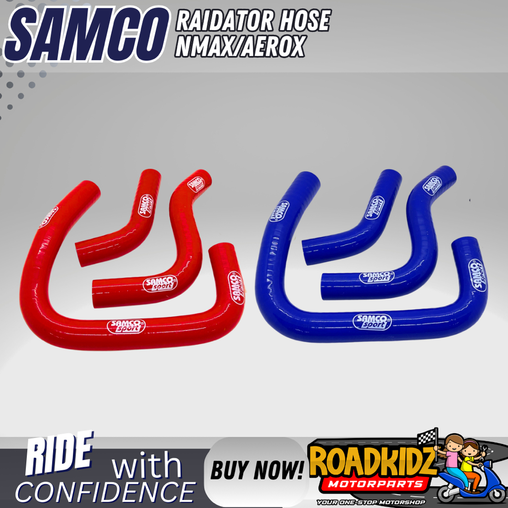 SAMCO RADIATOR HOSE WITH CLIP NMAX/AEROX/SNIPER/RAIDER FI/CLICK ...