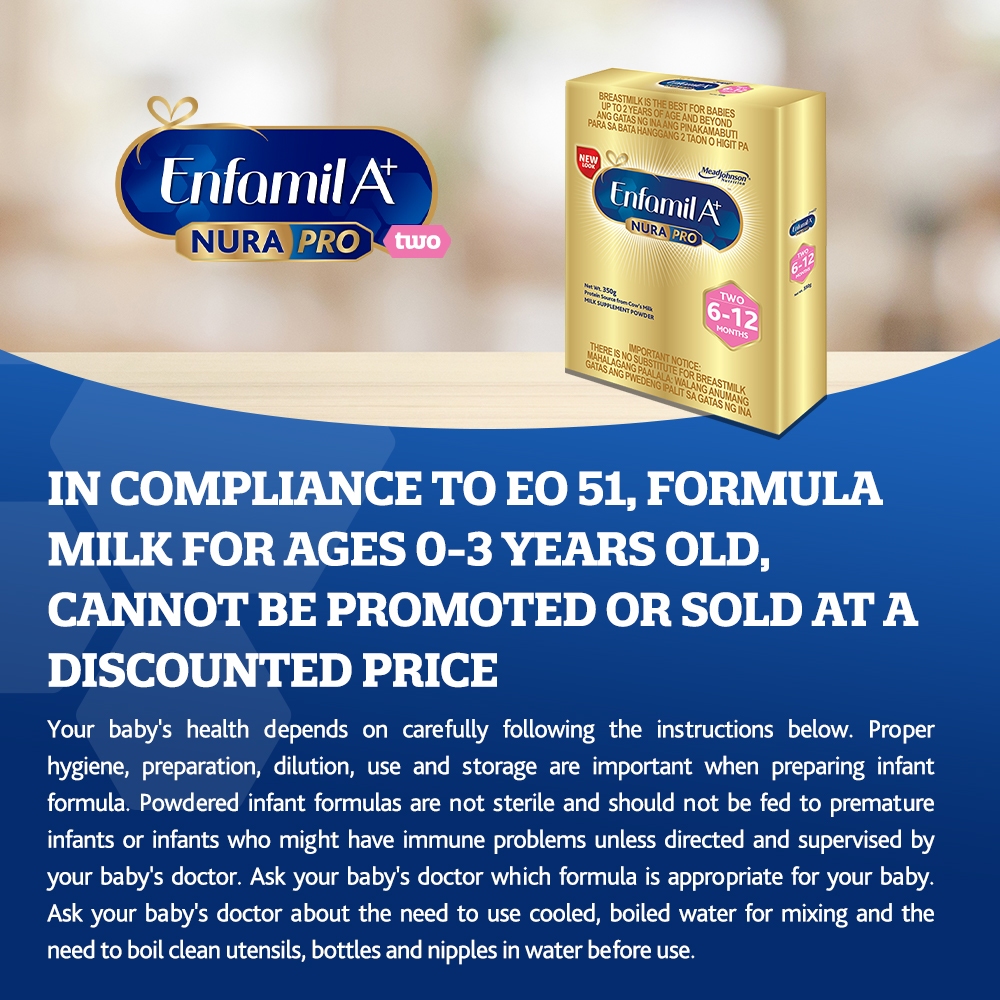Enfamil A+ Two Nurapro Infant Formula Milk Supplement Powder for 6-12 ...