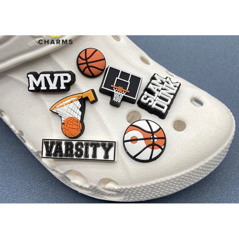 Slamdunk jibbitz for crocs with tag and logo | Shopee Philippines