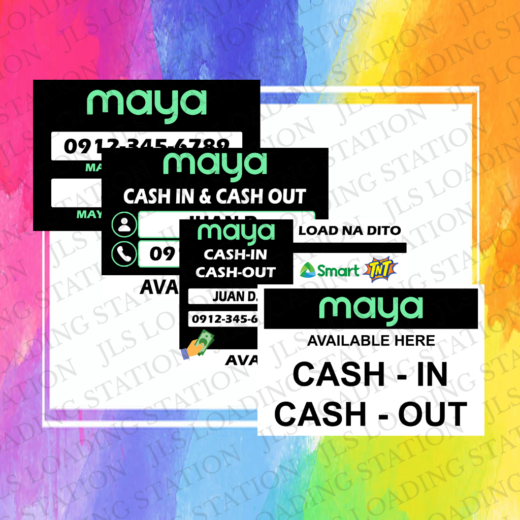 MAYA BUSINESS SIGNAGE (LAMINATED/PVC) | Shopee Philippines