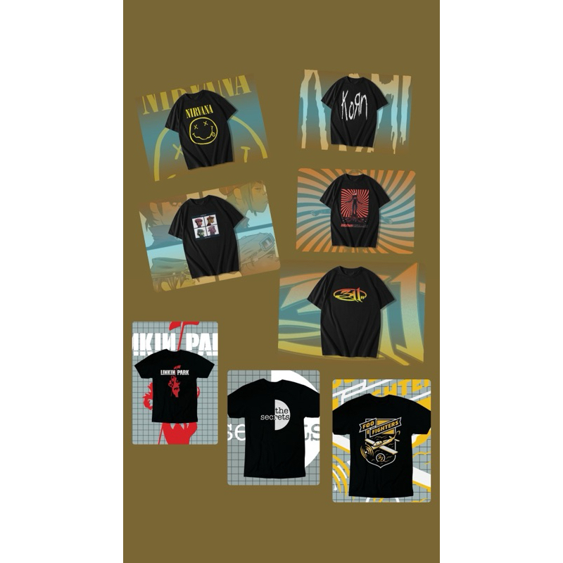 CUSTOMIZED/PERSONALIZED BAND SHIRTS | Shopee Philippines