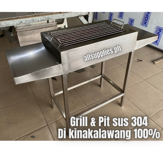 100% Stainless Grill SUS 304 with stand shown in the picture Heavy duty ...
