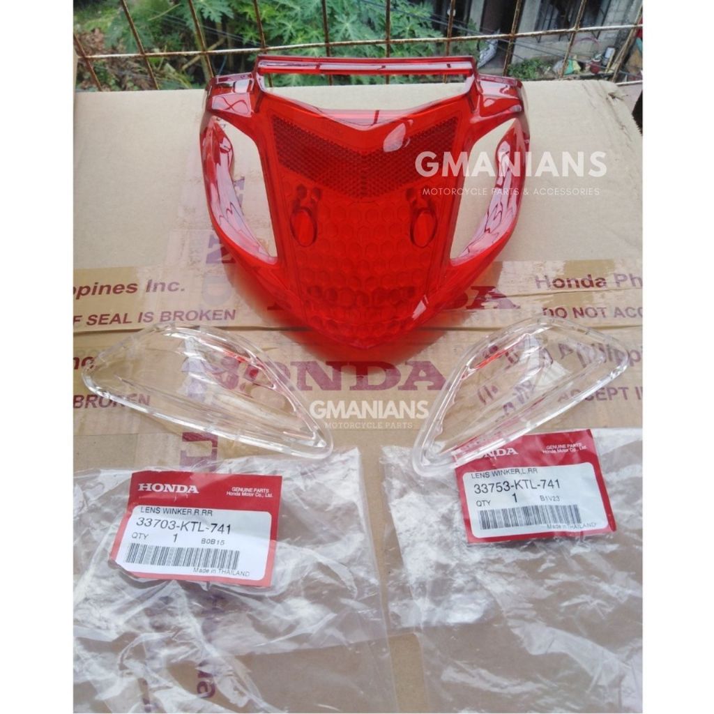 Honda Genuine Tail Light Lens / Winker Lens for Wave-100 | Shopee ...