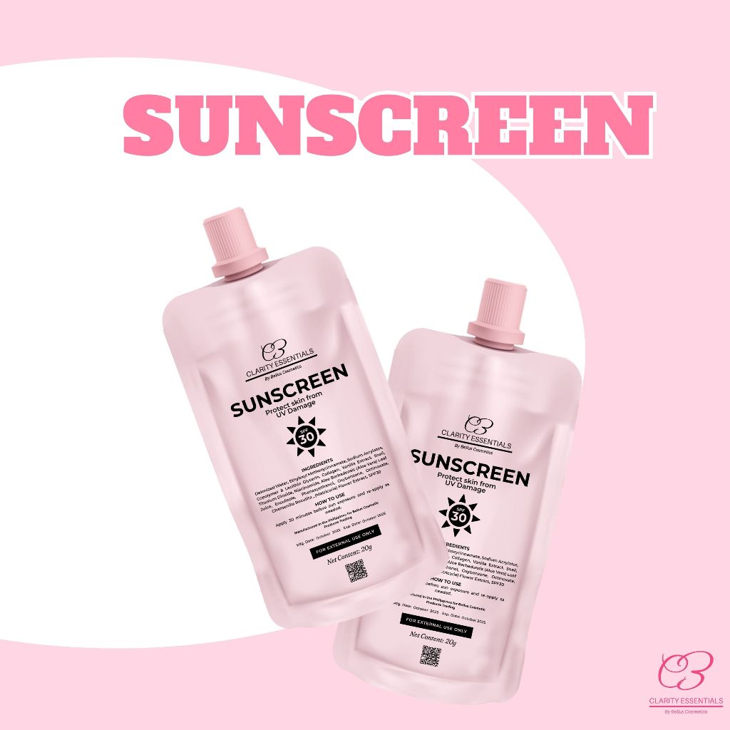 Suncreen Pouch 20g I Clarity Essentials | Shopee Philippines