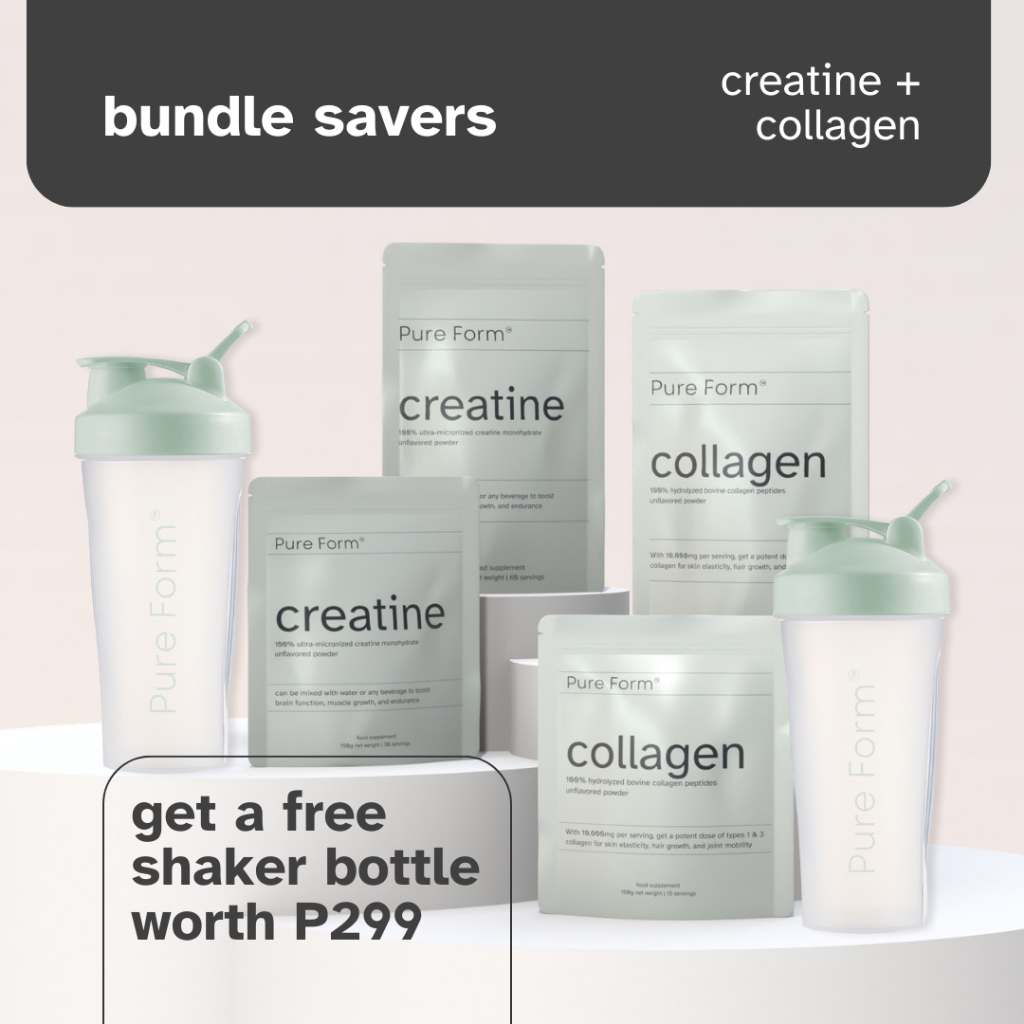 Creatine + Collagen | Pure Form Bundle Savers | Shopee Philippines