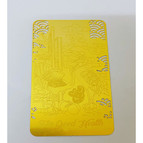 Fengshui Good Health Talisman Gold Card | Shopee Philippines