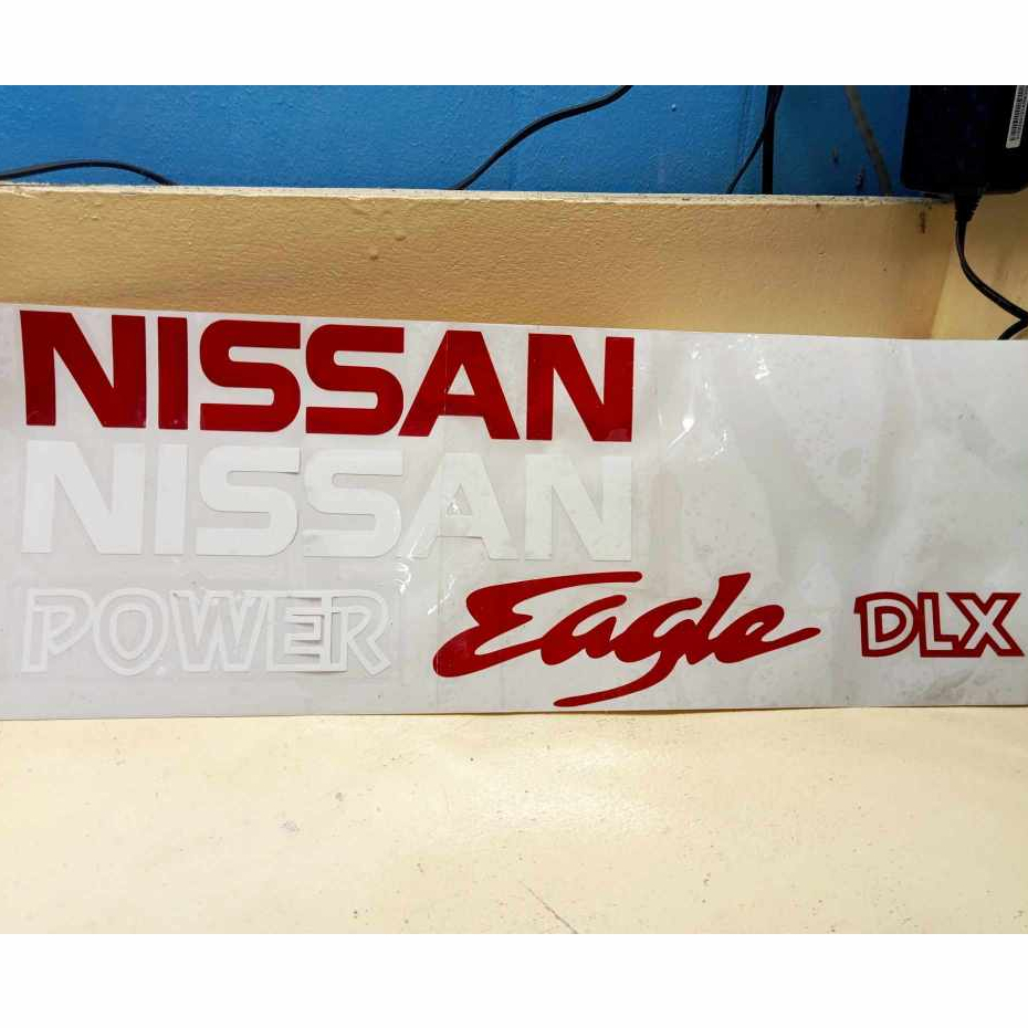 Nissan eagle, power pickup, pathfinder tailgate decal set | Shopee ...