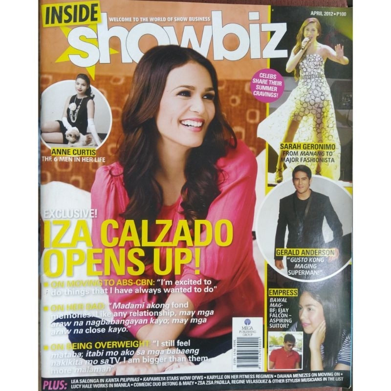 inside showbiz Magazine - April 2012 feat. Iza Calzado (Preloved ...