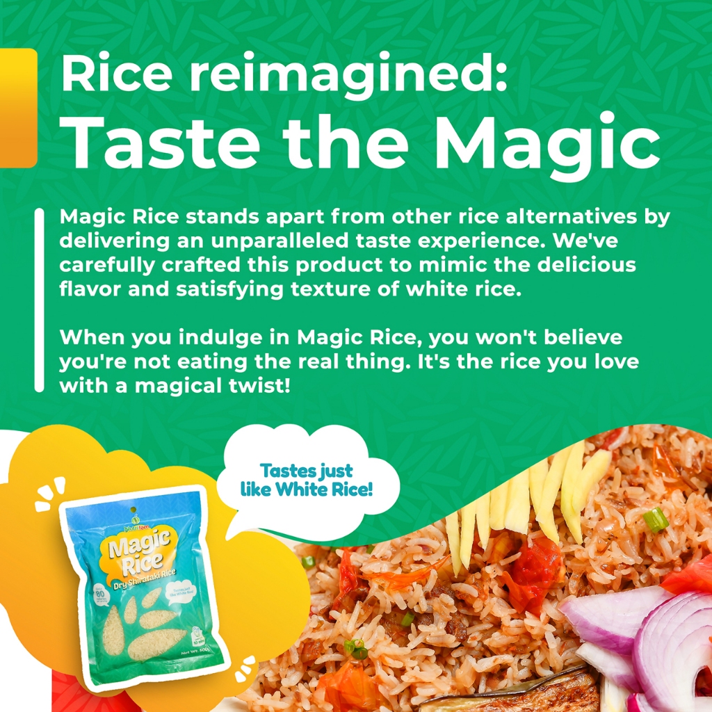 Magic Rice Dry Shirataki Rice (500g) | Shopee Philippines