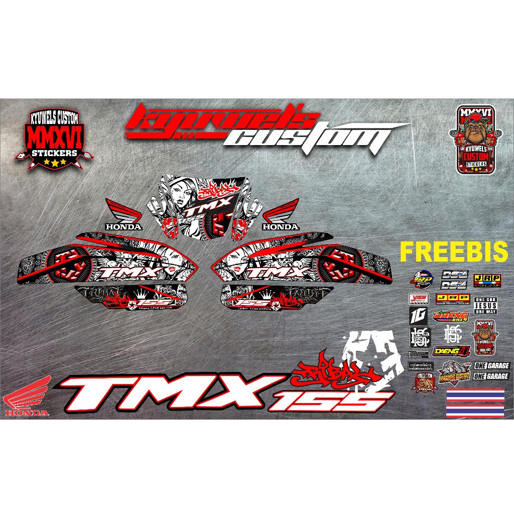 HONDA TMX 155 / 125 STICKER DECALS | Shopee Philippines