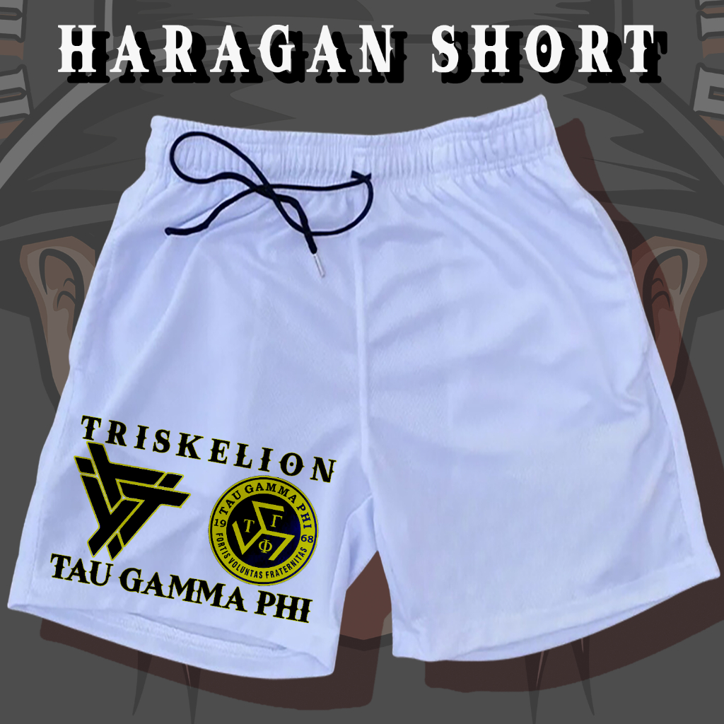 NO.2 FRAT SHORT TAU GAMMA PHI 1968 TRISKELION TAUGAMMAPHI SUBLIMATION ...