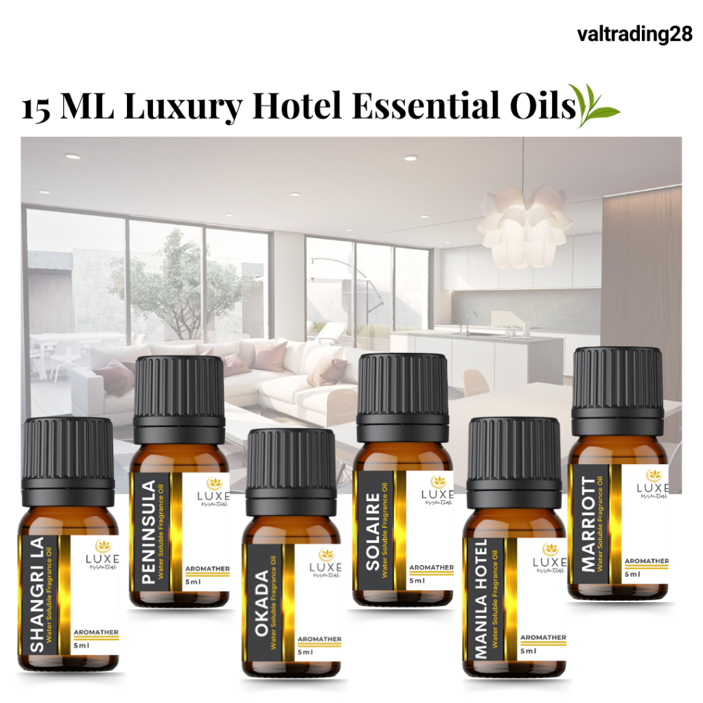 15ml LUXE HOTEL Essential Fragrance Oil Scent Air Humidifier Water Fragrance Oils Aromatherapy ...