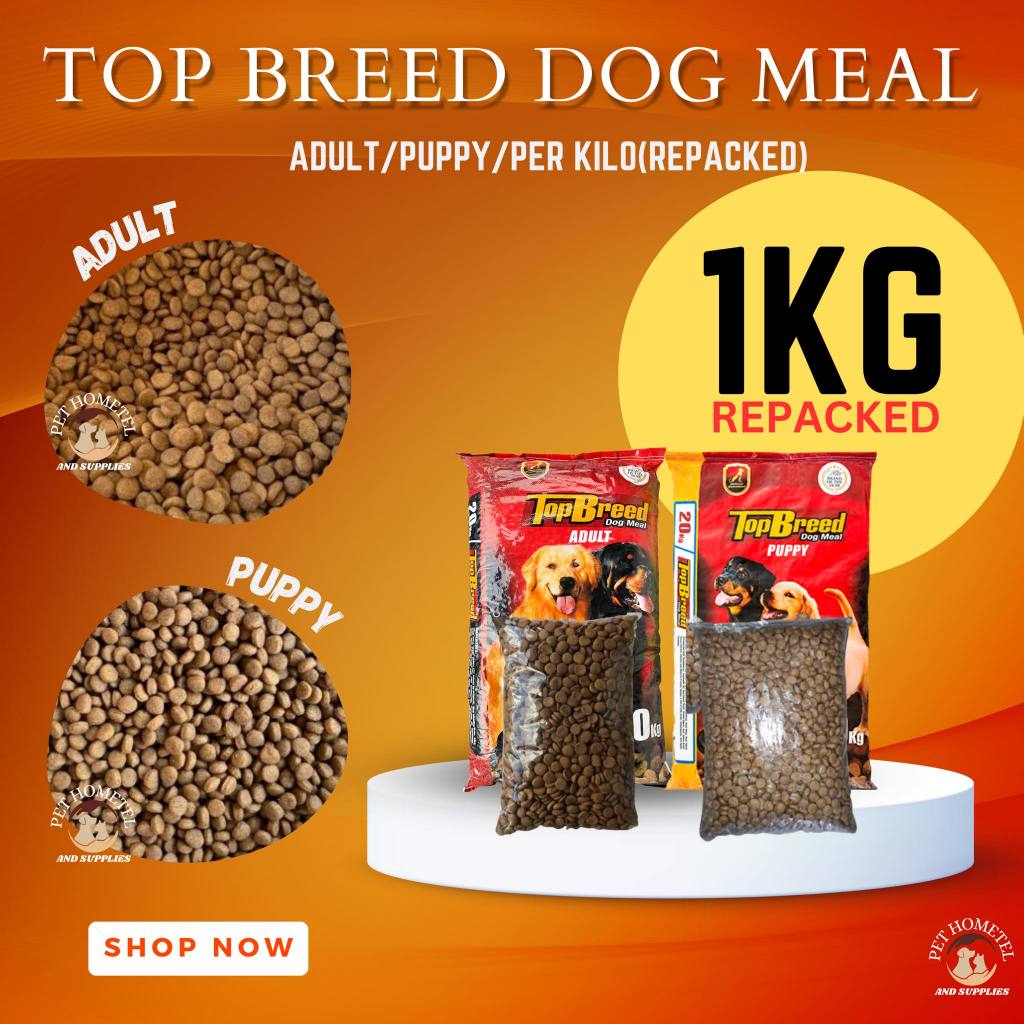 TOPBREED ADULT / PUPPY 1KG REPACKED | Shopee Philippines