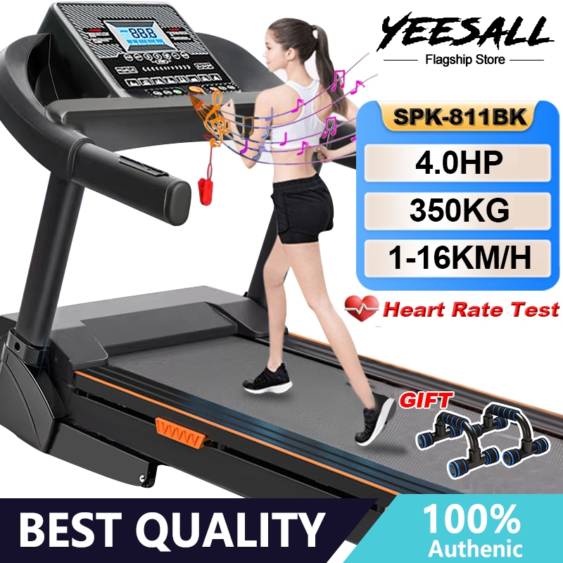 4.0HP treadmill electric lifting 1-16KM/H threadmill music Bluetooth ...