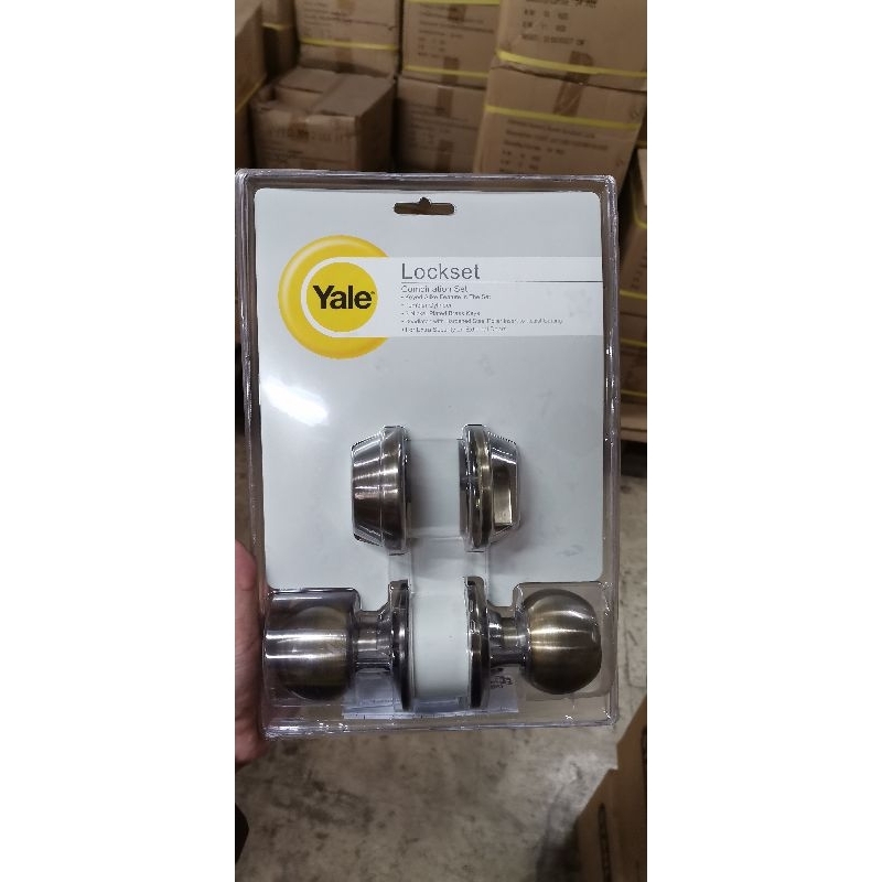 Yale Entrance Lockset W/Single Cylinder Deadbolt VCA5127/8111 US5 ...