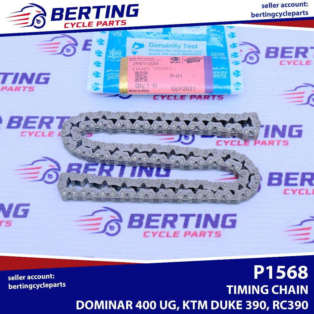 CAM TIMING CHAIN Dominar 400 UG KTM Duke 390 RC390 Genuine JY511220 ...