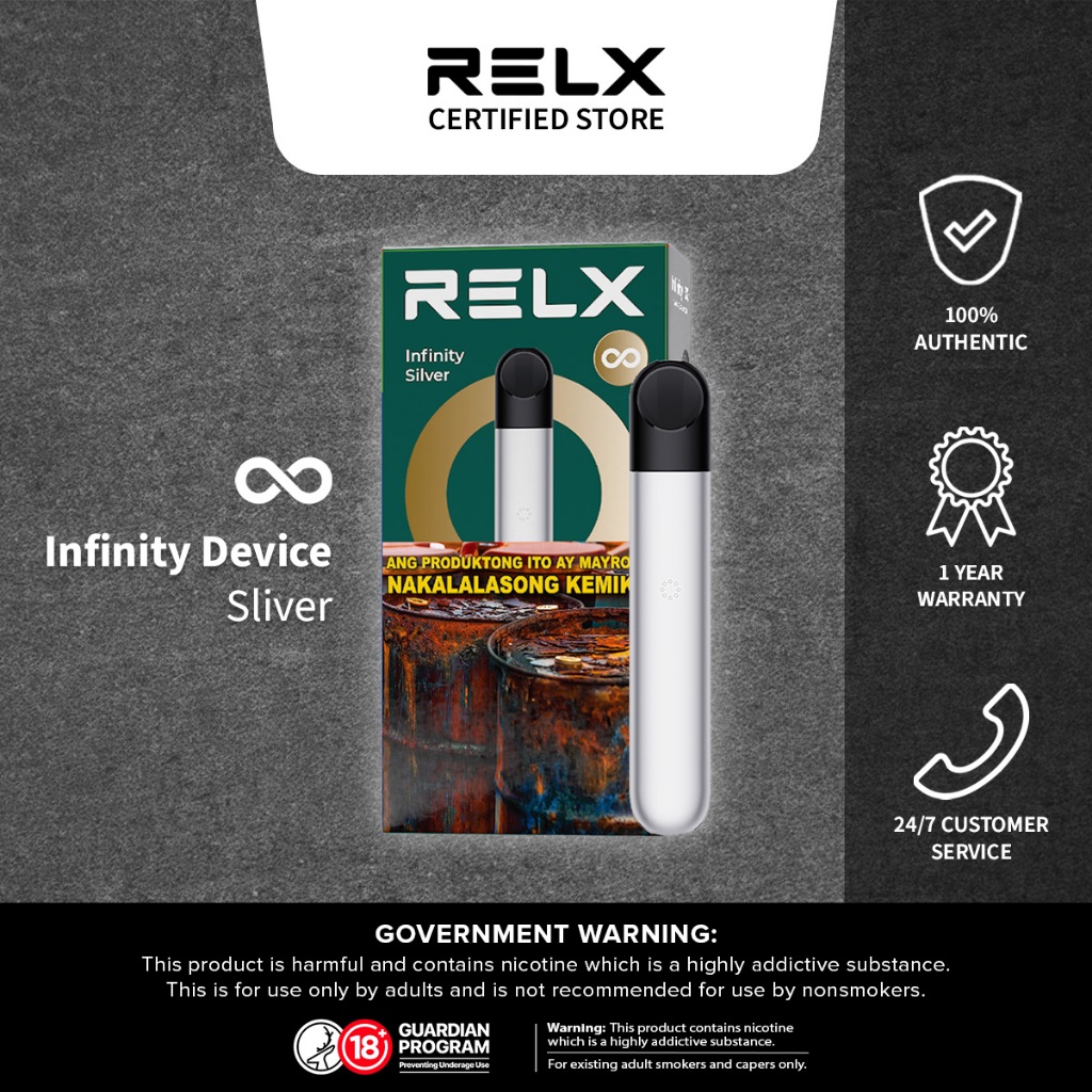 RELX Certified Store | RELX INFINITY DEVICE - SILVER | Shopee Philippines