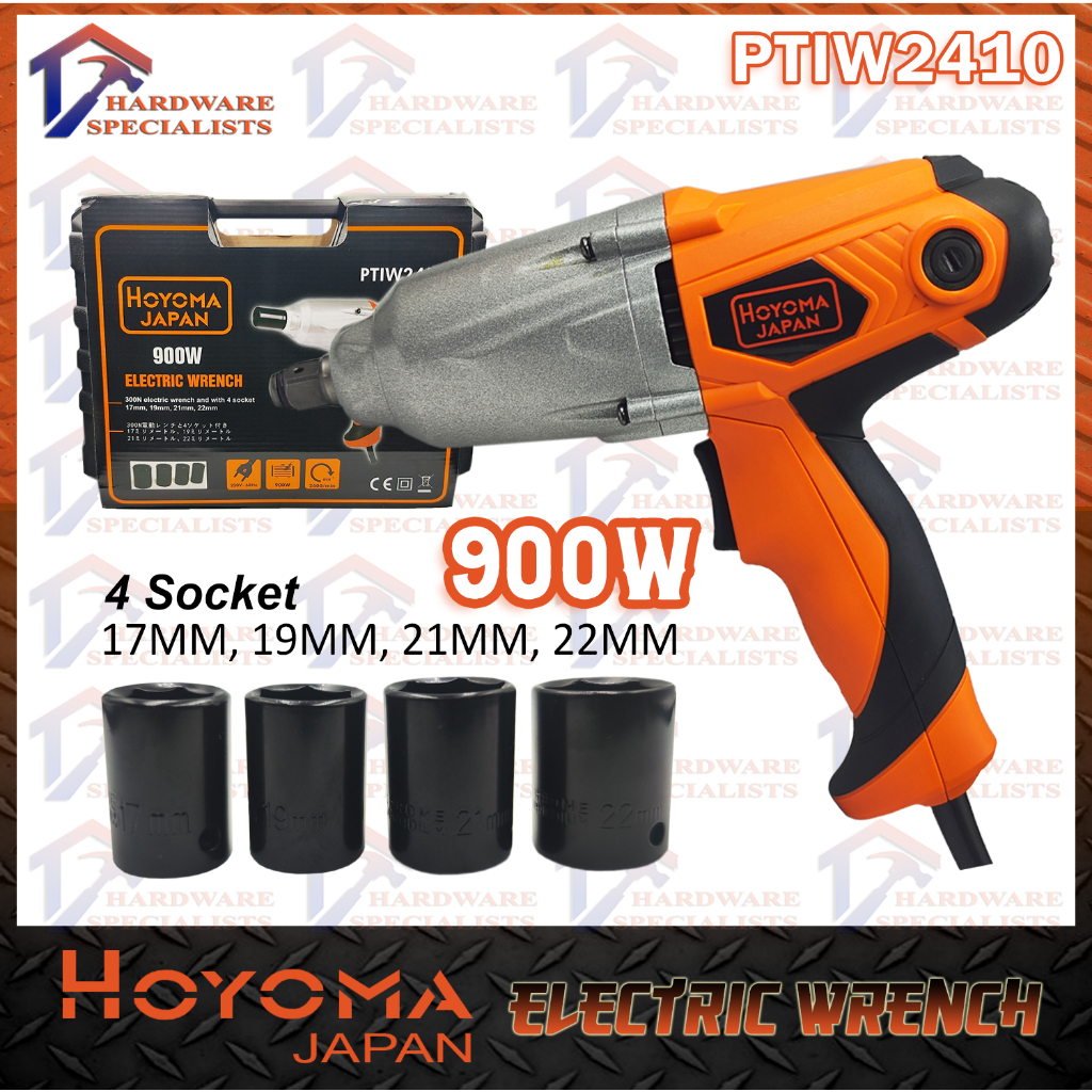 Hoyoma Electric Wrench 900W PTIW2410 Original Authentic | Shopee ...