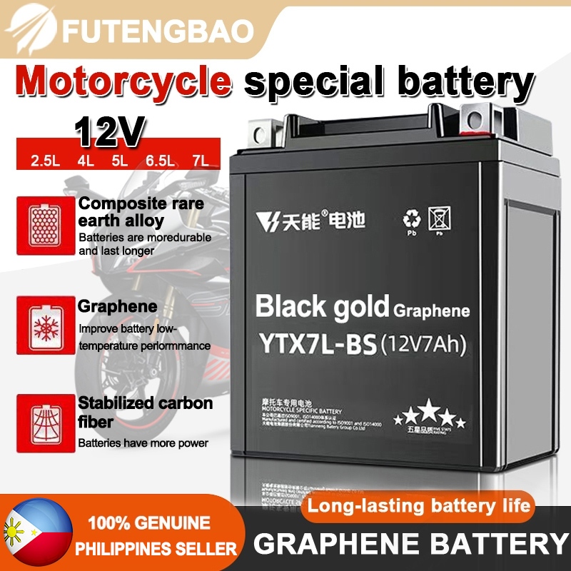 Motorcycle Battery Maintenance Free (Size 2.5L/3L/4L/5L/6.5L/7L) 12v ...
