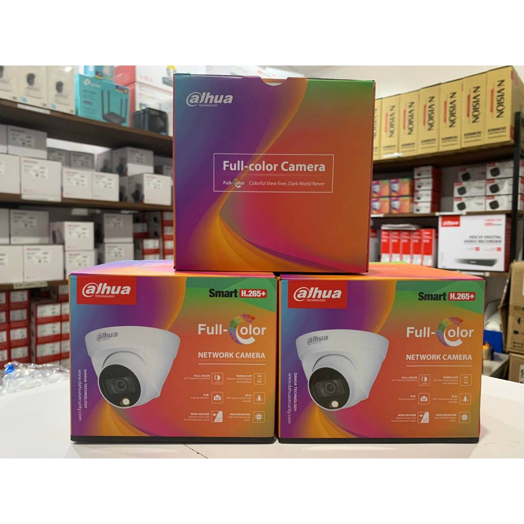 Dahua Dome Full Color Ipcam 2mp DH-IPC-HDW1239T1-LED-S5 Network Camera ...