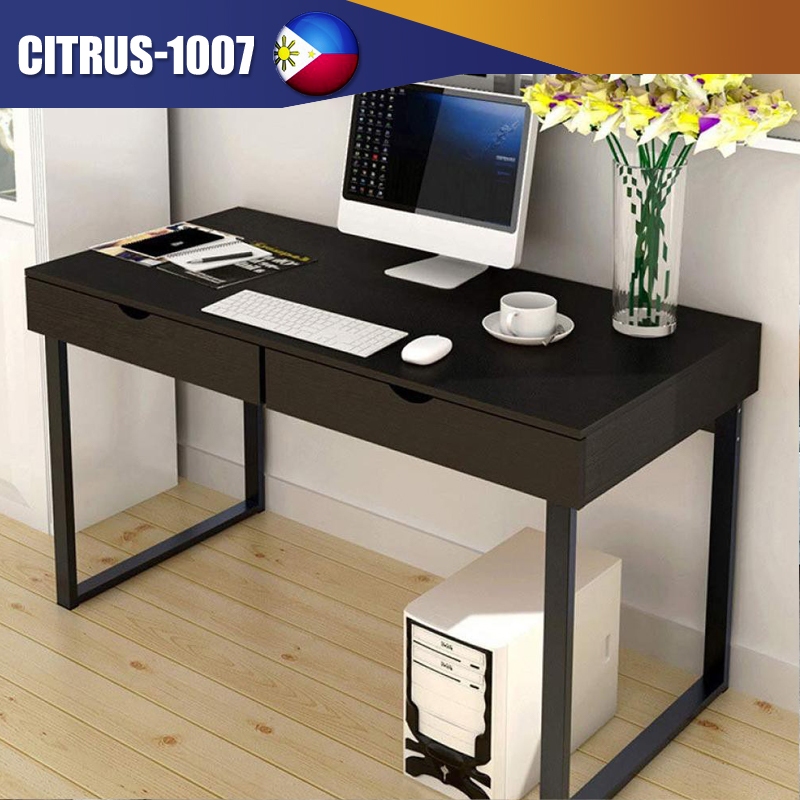 Computer Table /Computer desk Home Office Minimalist Desk with 2 ...