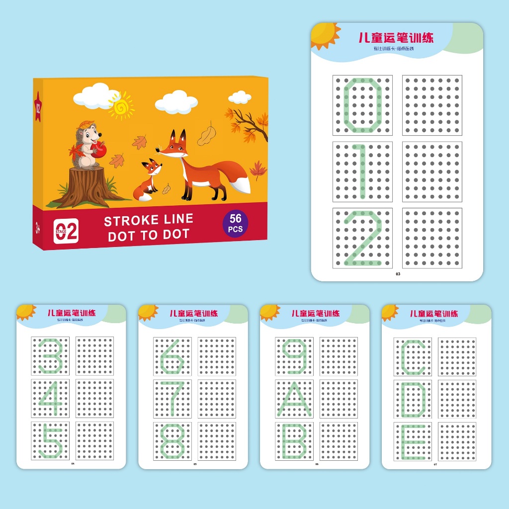 136 Page Tracing Book For Kids Training Coloring Book Erasable Writing ...