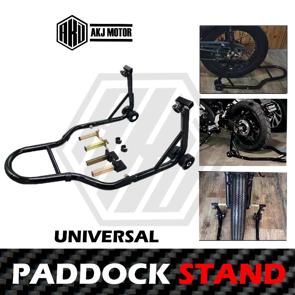Motorcycle Paddock Stand ( 2 IN 1 ) Motorcycle Parking Bracket Spool ...