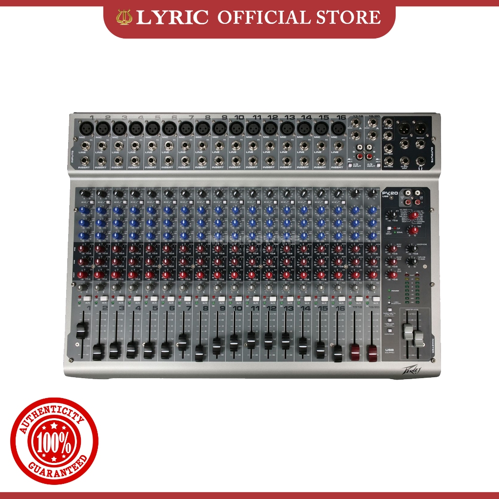 Peavey PV20 USB Mixer | Shopee Philippines