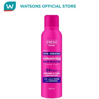 FRESH Hairlab 6 in 1 Hya+Keratin Volumizing Hair Mousse 250mL | Shopee ...
