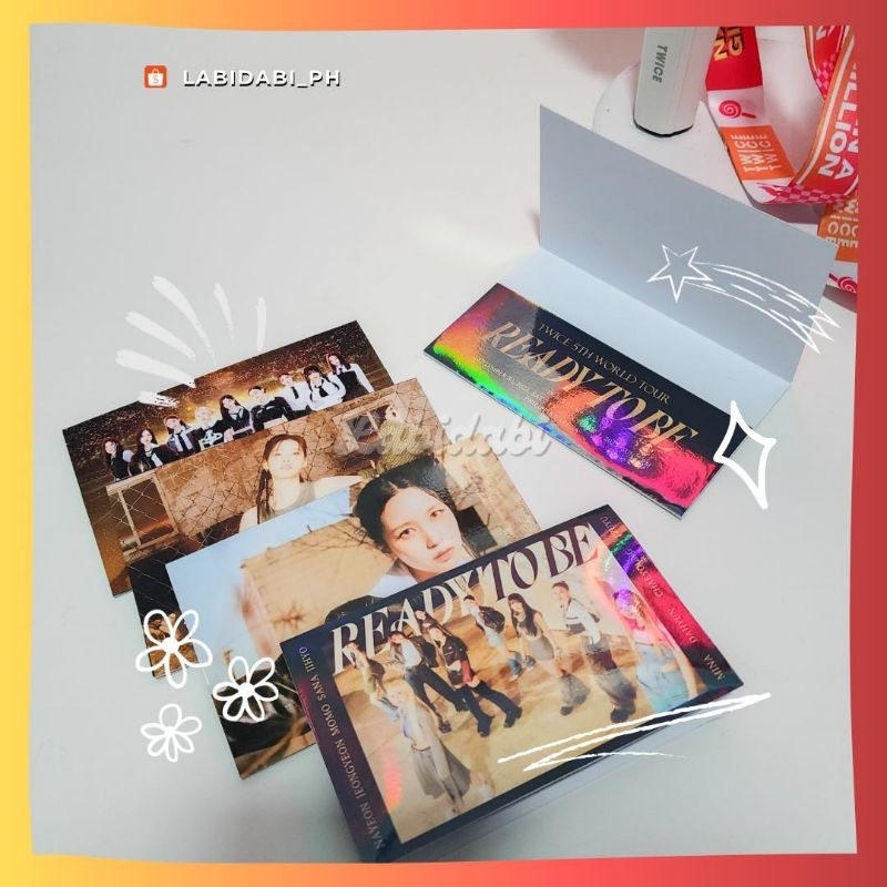 Twice Ticket Holder Envelope for Ready To Be in Bulacan | Shopee ...