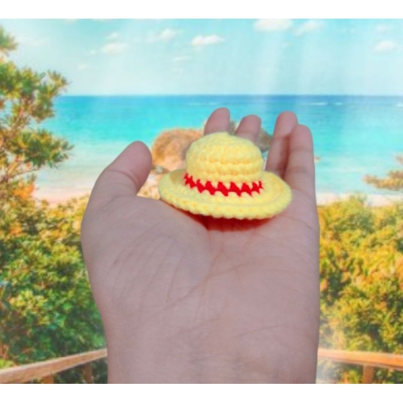 Luffy Strawhat Crochet Keychain/ Giveaways/ Souvenirs | Shopee Philippines