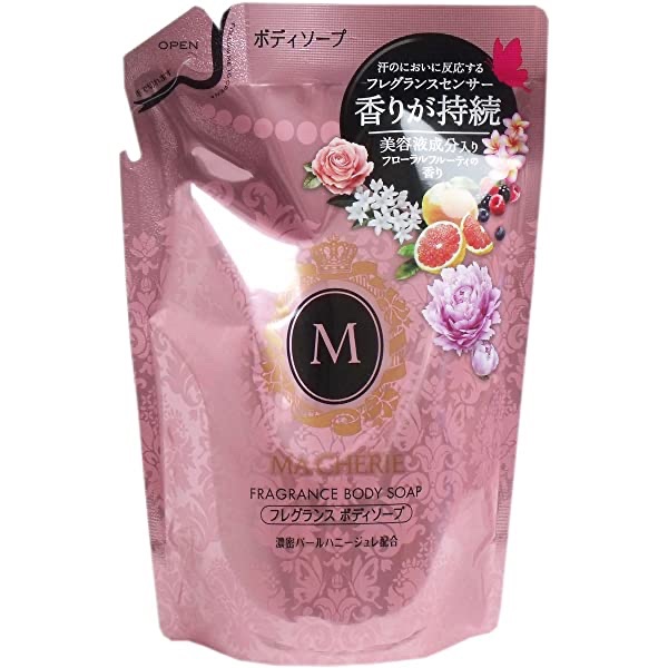 Ma Cherie Fragrance Body Soap Refill (350ml) (Made in Japan) | Shopee ...