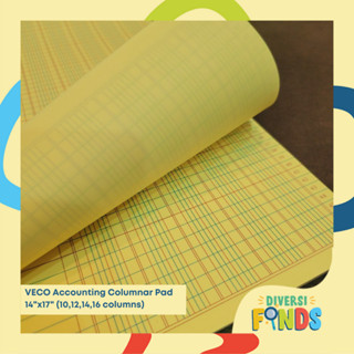 1PAD Veco Accounting Columnar Pad 17x14 (10, 12, 14, 16 cols) | Shopee ...