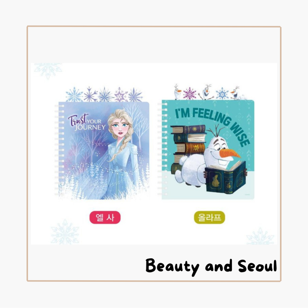 DAISO KOREA - Frozen Index Note Spring Elsa Olaf | Shopee Philippines