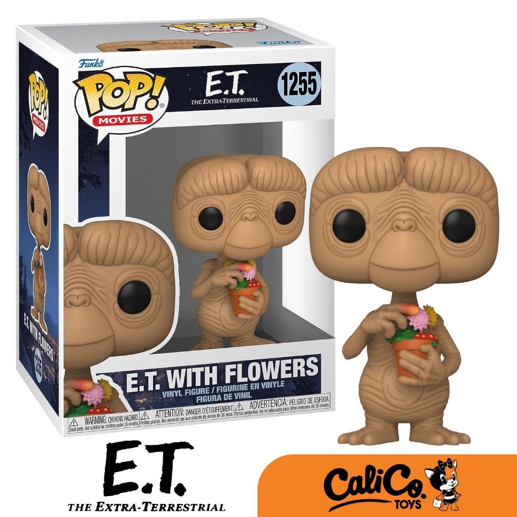 Funko POP! E.T. The Extra-Terrestrial - E.T. with Flowers 1255 | Shopee ...