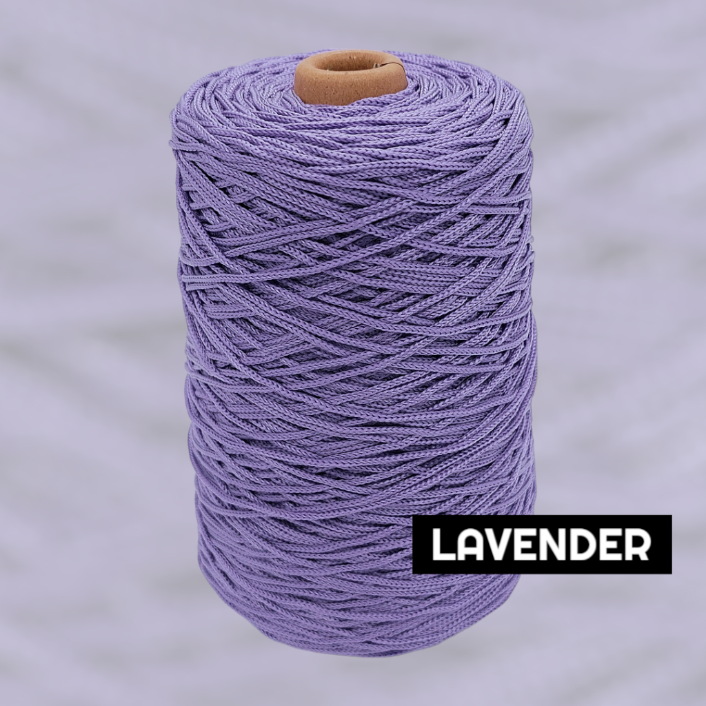 Yarns Art: 2MM TINY CORDS/ POLYPROPYLENE NYLON (ROUND BRAIDED) ROPE ...