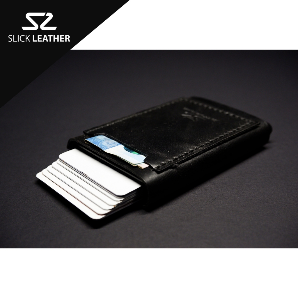Slick Leather - Galang RFID Card Wallet Top Grain Cowhide Leather ...