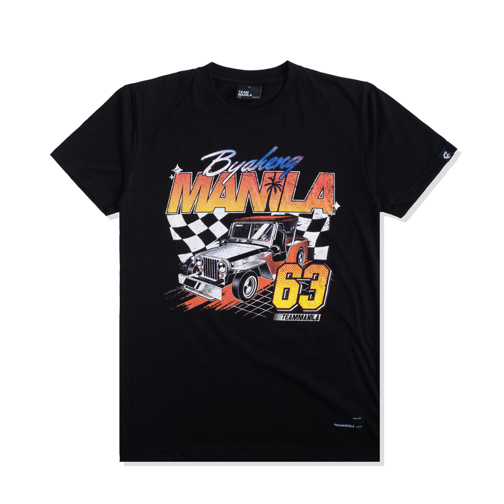 TEAM MANILA BYAHERO TSHIRT BLACK | Shopee Philippines