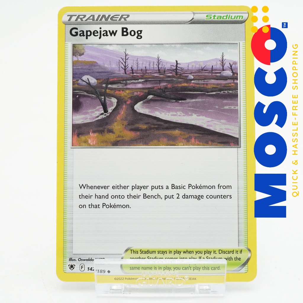 Gapejaw Bog - 142/189 - Uncommon | Astral Radiance | Stadium Pokemon ...